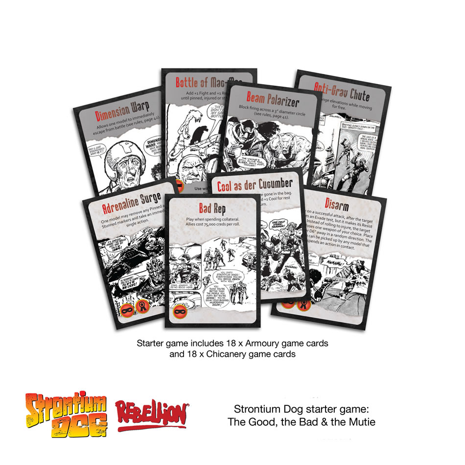 Strontium Dog Miniatures Game | The Good The Bad & The Mutie (Warlord ...