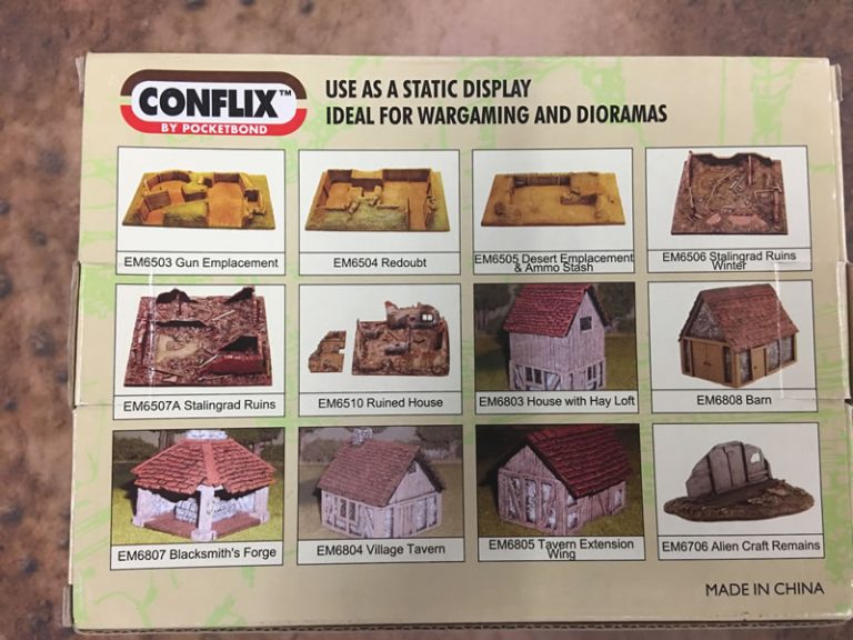 Conflix Wargaming Scenery Review by EH Gaming