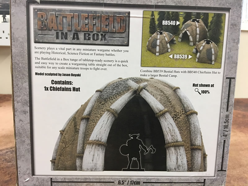 Battlefield In A Box Wargaming Scenery - Chieftan's Hut Review