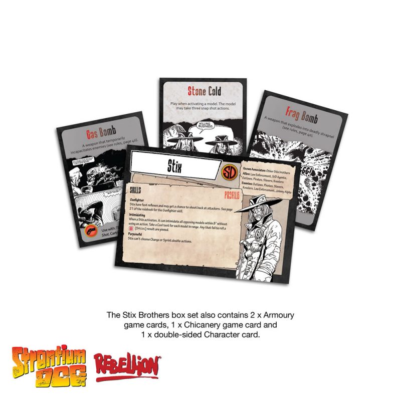 The Stix Brothers Miniatures for Warlord Strontium Dog Game