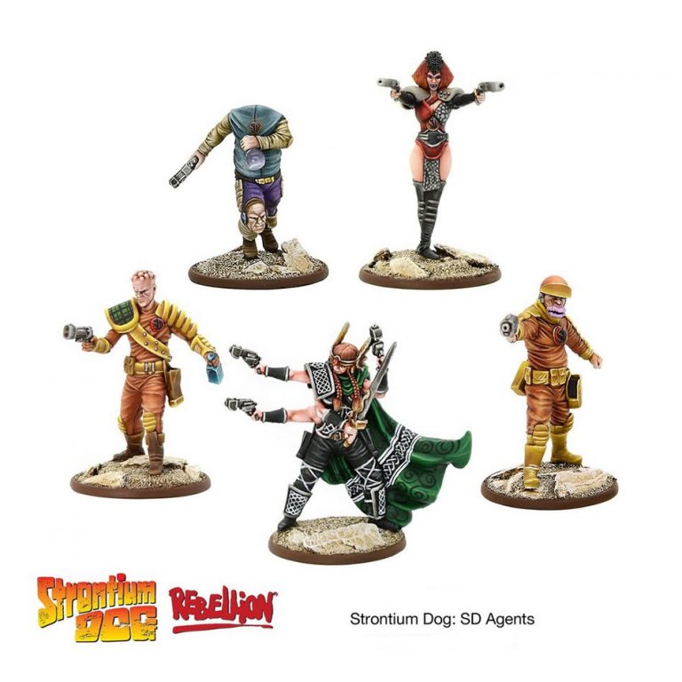 Strontium Dog SD Agents Miniatures Expansion by Warlord Games