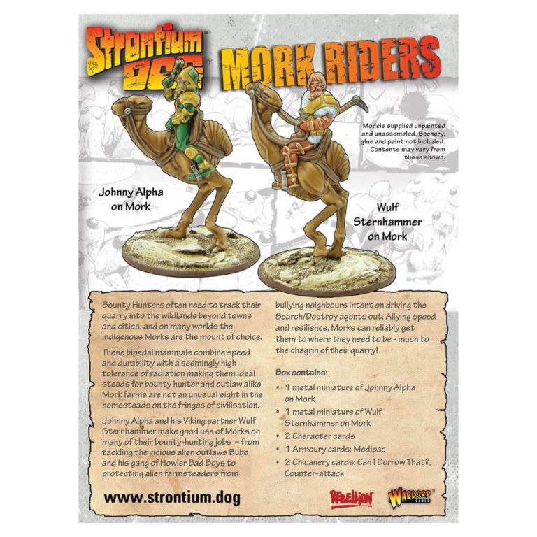 Mork Riders Miniatures for 2000AD Strontium Dog Miniatures Game